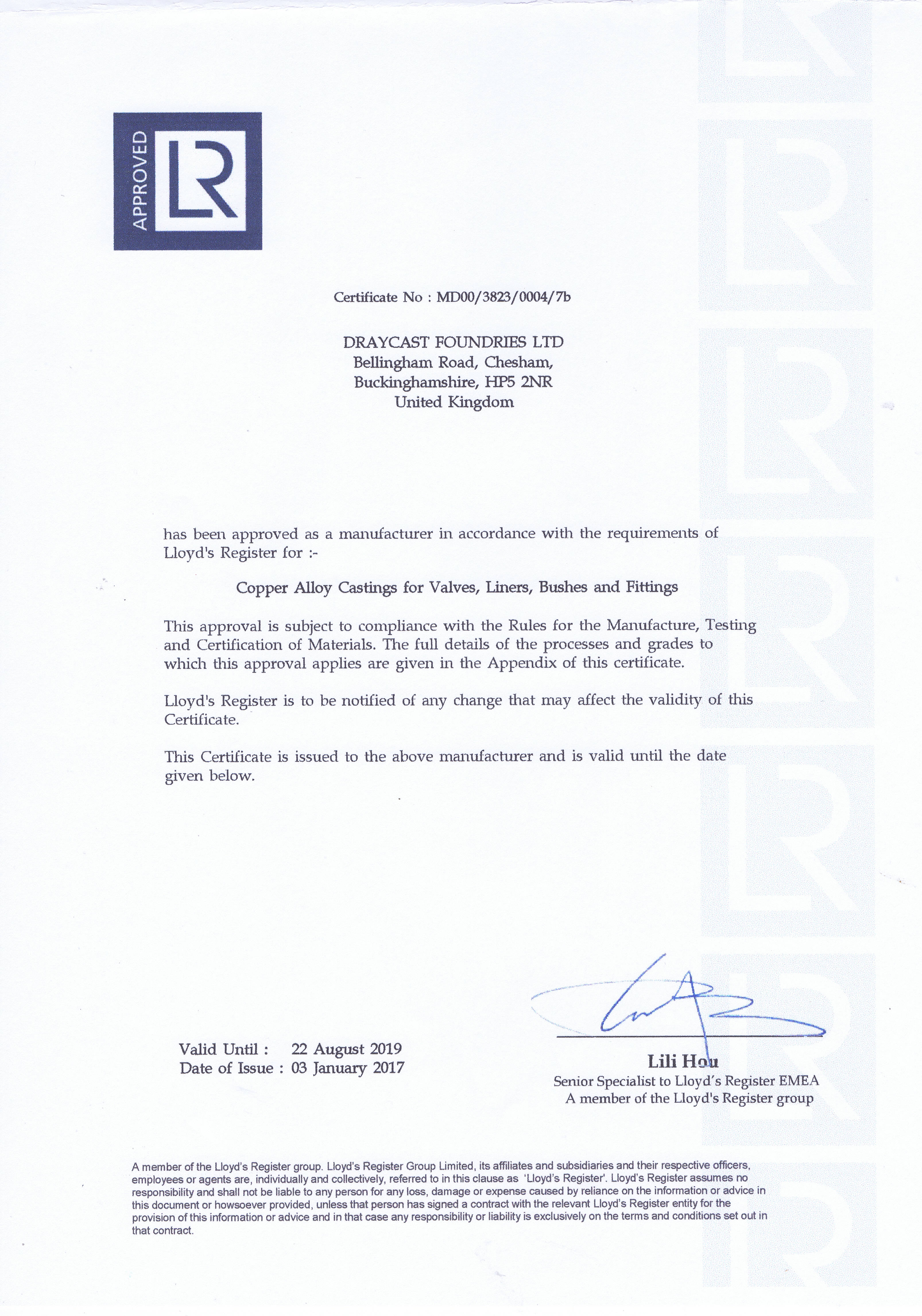 Draycast Foundries - Aluminium & Bronze Castings - UK Sand Foundry